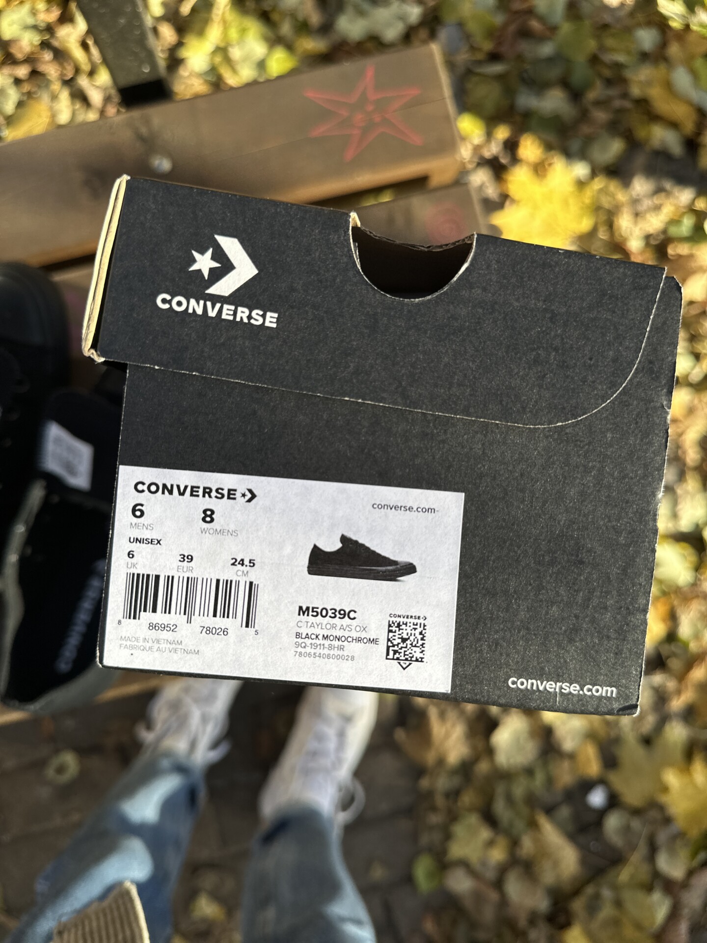 Converse M5039C полностью черные низкие – купить в Минске